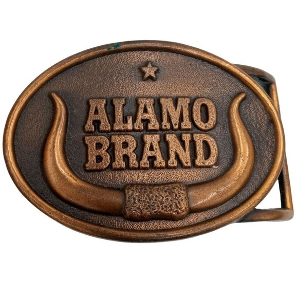 Accessories | Alamo Brand Belt Buckle Longhorns Star Promotional ...